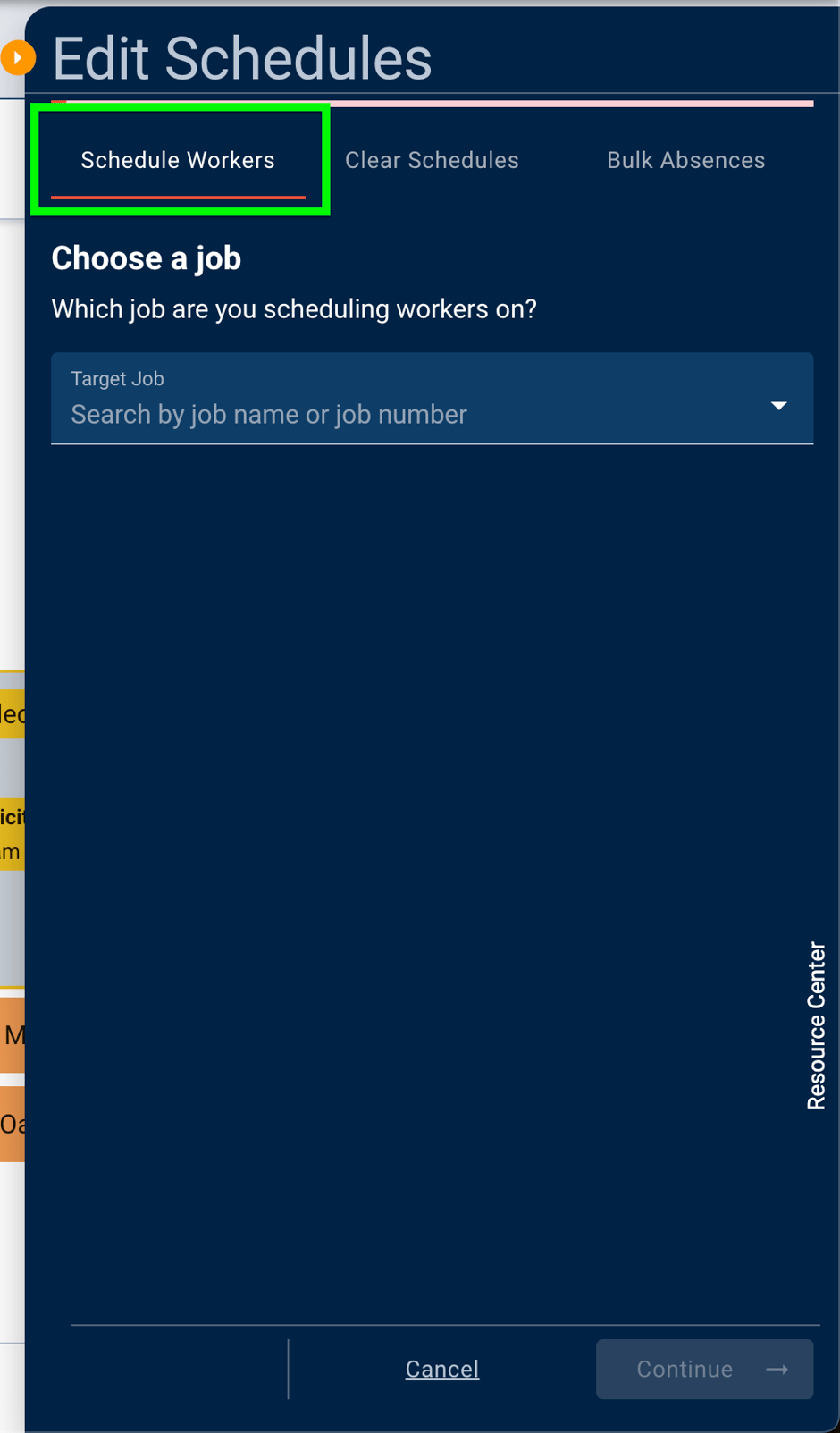 Schedule Builder