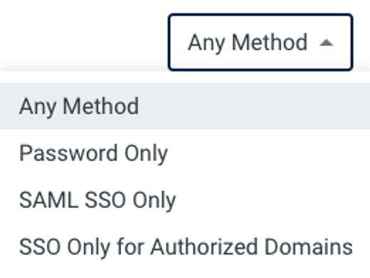 Rivet SSO: Login Methods